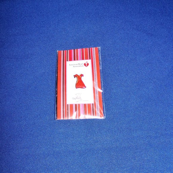 American Heart Association | Jewelry | Vintage Little Red Dress Pin ...